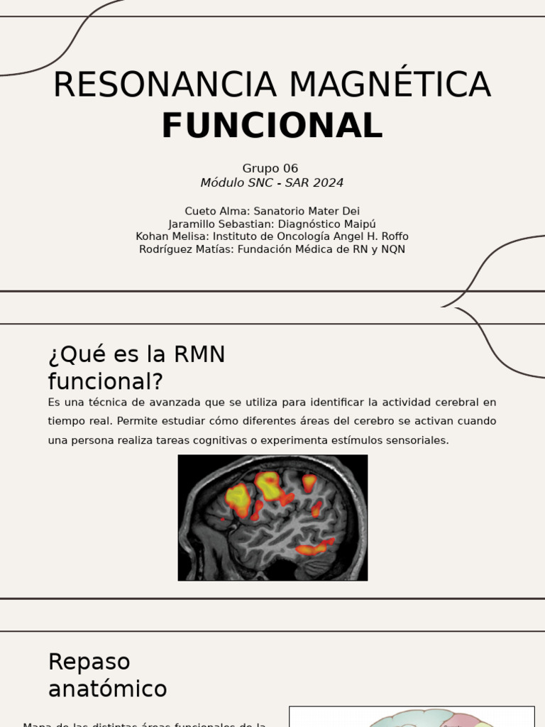 RMN Funcional | PDF