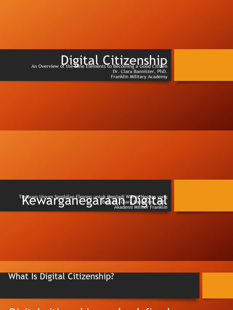 Digital Citizenship Powerpoint | PDF