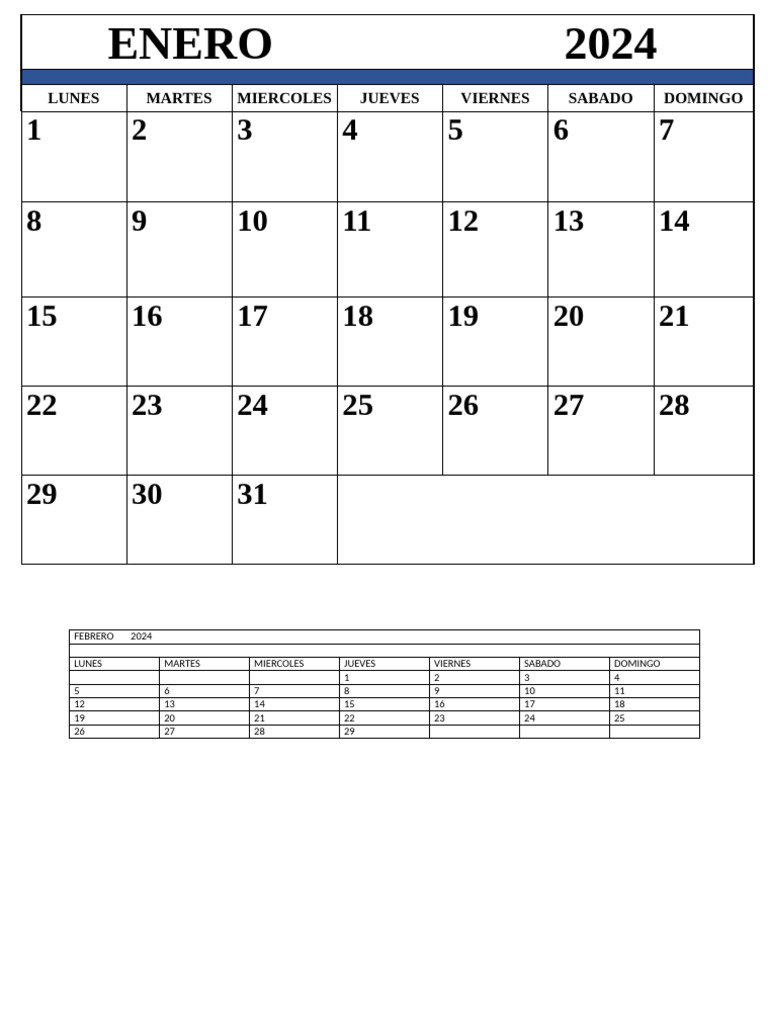 Calendario ROSA MAL | PDF
