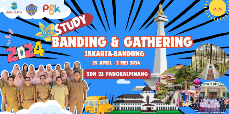 Biru Merah Playful Ilustratif Banner Piknik Anak Sekolah - 3 | PDF