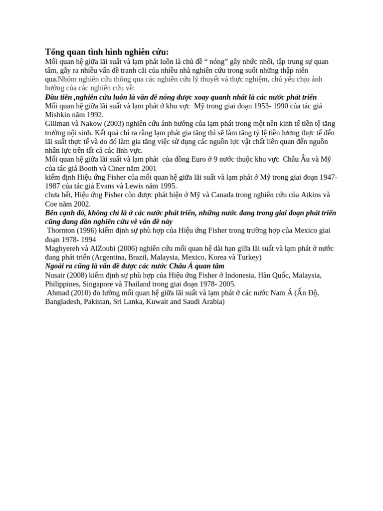 T NG Quan Tình Hình Nghiên C U | PDF