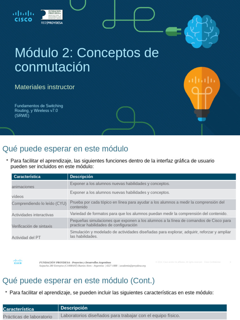 SRWE - Module - 2 (Conceptos de Conmutación) | PDF