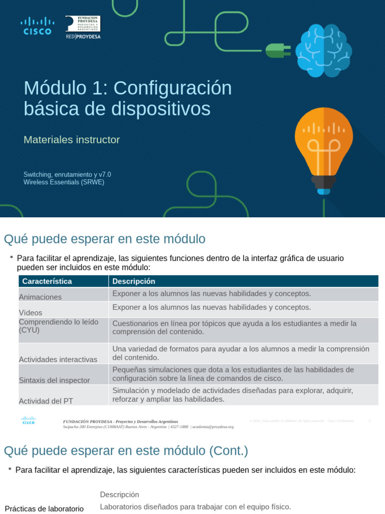 SRWE - Module - 1 (Configuración Básica de Dispositivos) | PDF