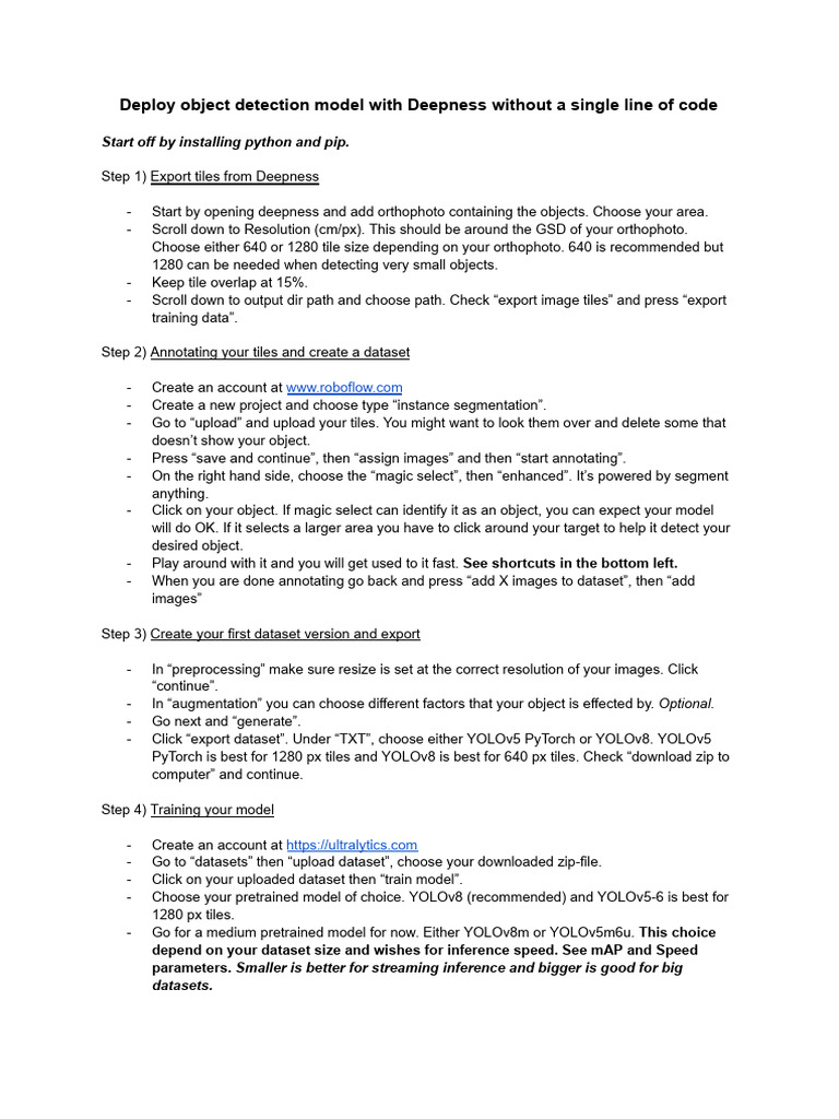 Deployobjectdetectionmodelwithdeepnesswithoutasinglelineofcode Pdf
