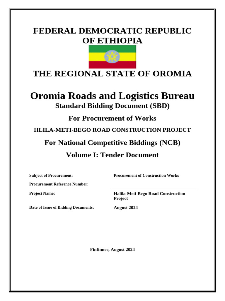 Bidding Document (Halila) | PDF