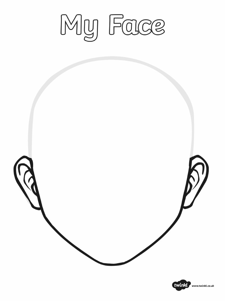 Face Template For Kindergarden | PDF
