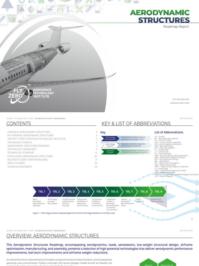 FZO-AIR-COM-0016-Aerodynamic-Structures-Roadmap-Report | PDF