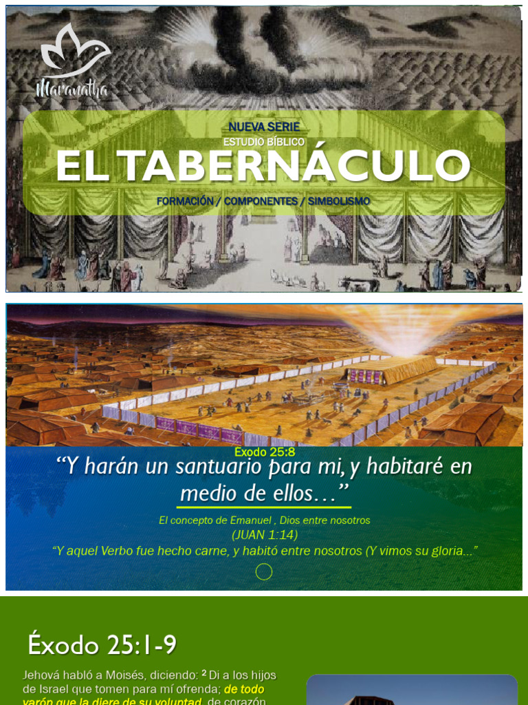 300 - EL TABERNÁCULO Parte 1 Introducción 2023 | PDF