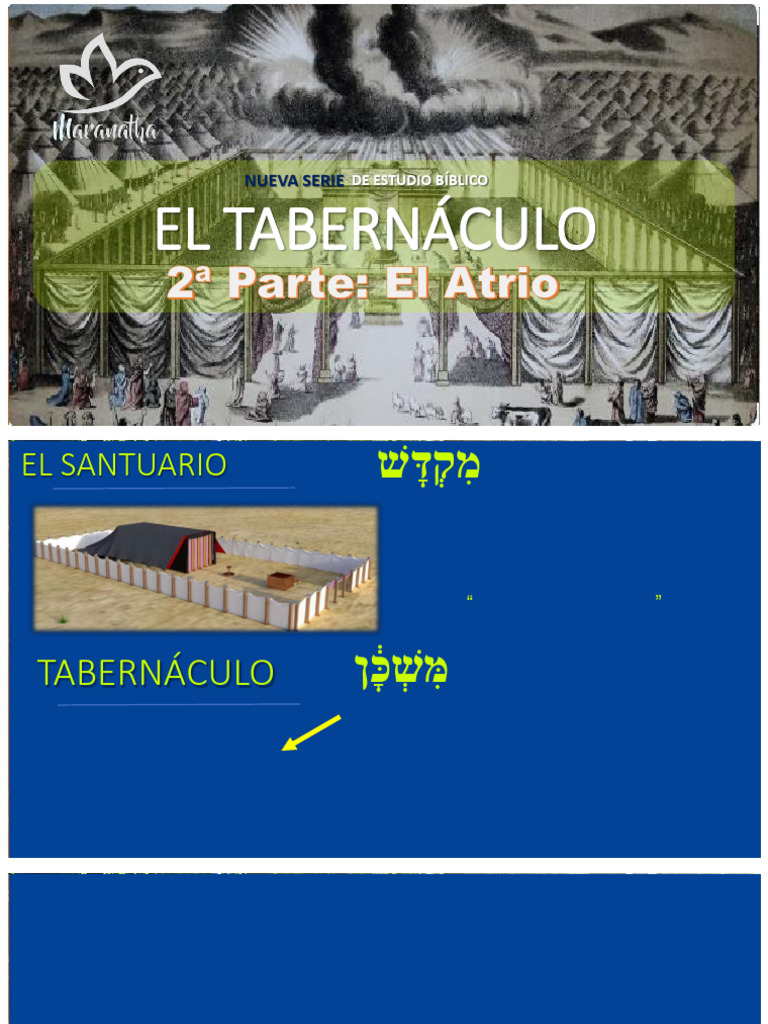 301 - EL TABERNÁCULO Parte 2 EL ATRIO 2023 | PDF