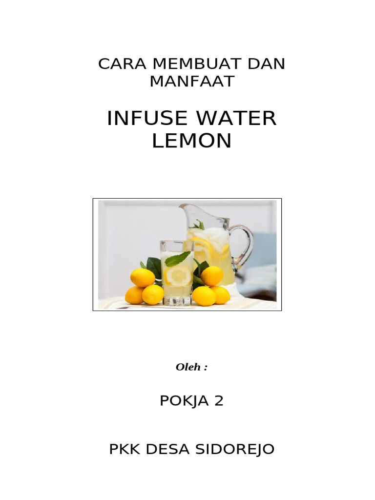 POKJA 2 Infuse Water | PDF
