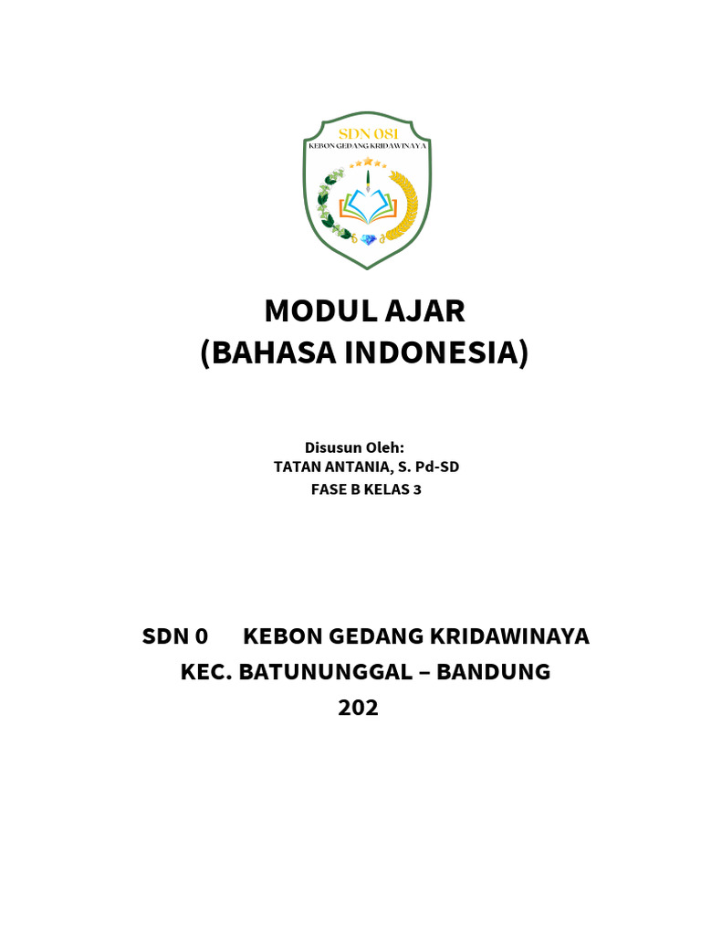 Modul Ajar Tanda Baca Kelas 3 | PDF