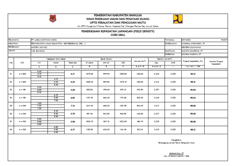 Core Drill Seg. 1-11 | PDF