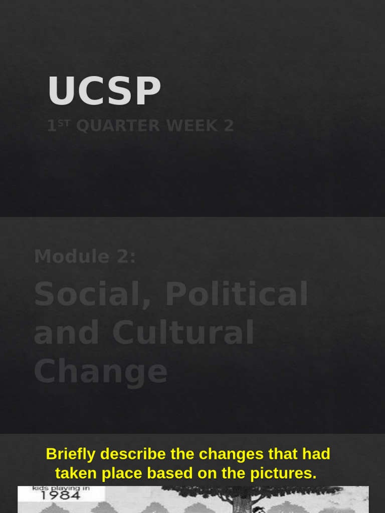 Ucsp PPT 1st Q Module2 | PDF