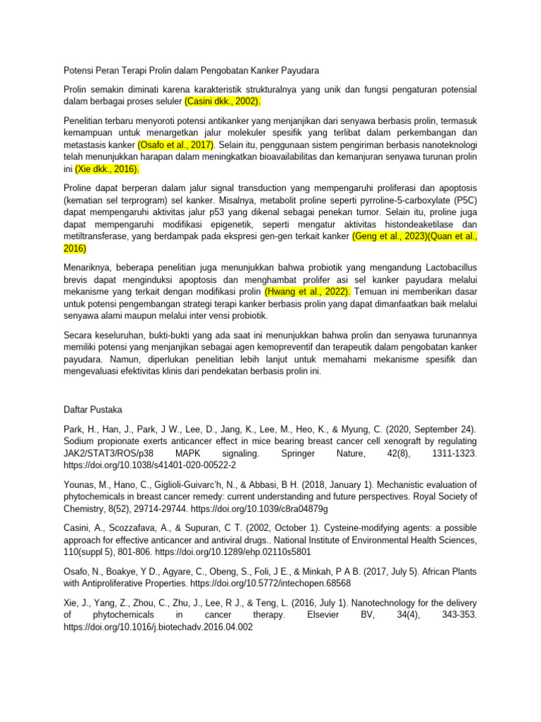 Referensi Proline | PDF