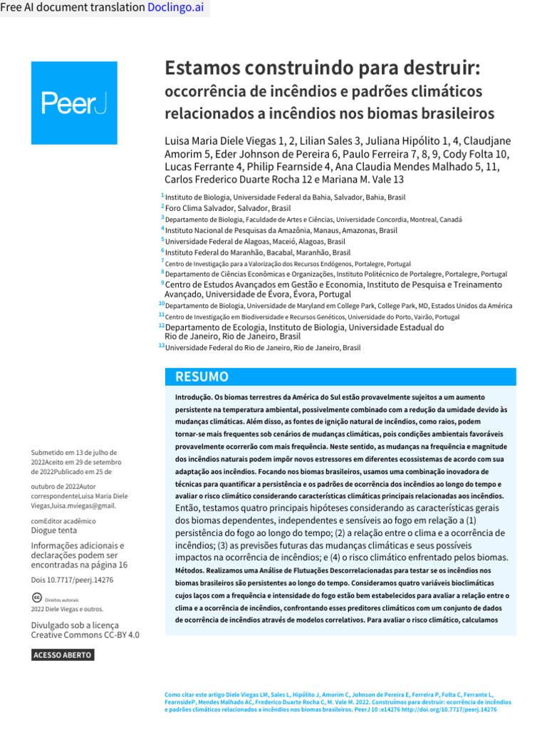Peerj 14276 PT Doclingo - Ai | PDF