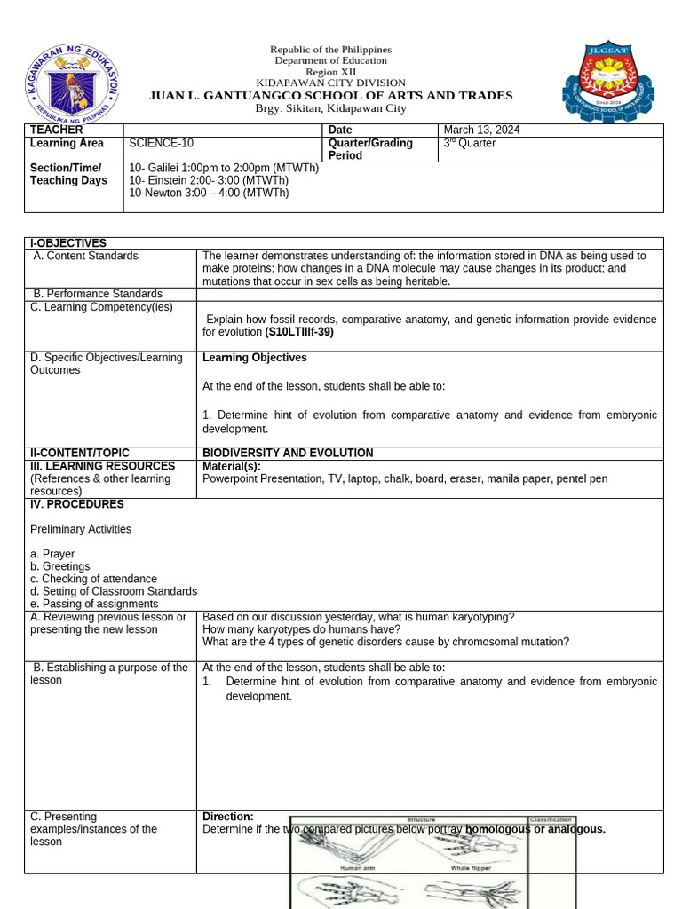 Science 10 LP12 | PDF