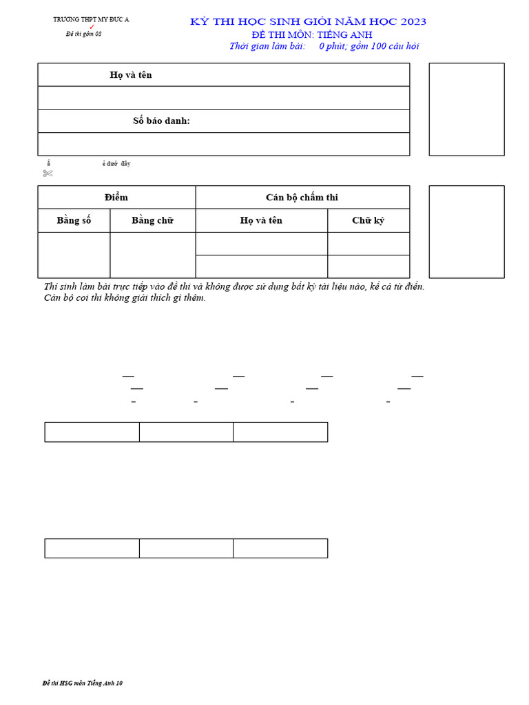 De HSG 10 - 2023-2024 | PDF