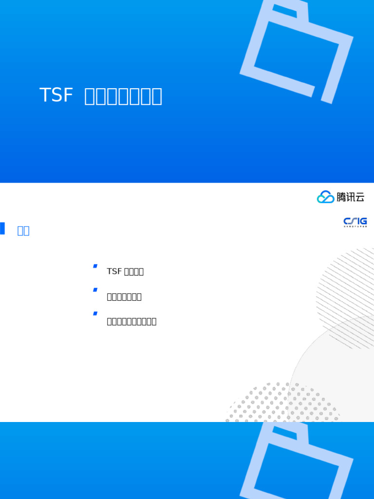 TSF被集成介绍0424 | PDF