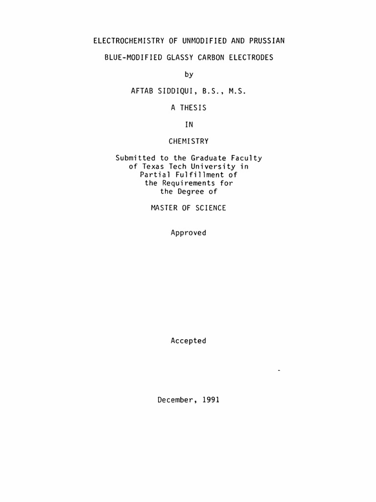Electrochemistry of Unmodified and Prussian Blue Modified Glassy Carbon ...