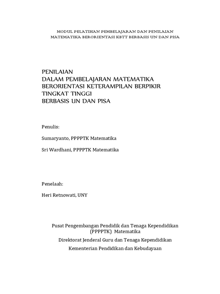 E_modul_Final_Modul_Penilaian_Pemb | PDF