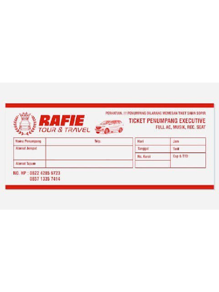 Tiket Travel | PDF