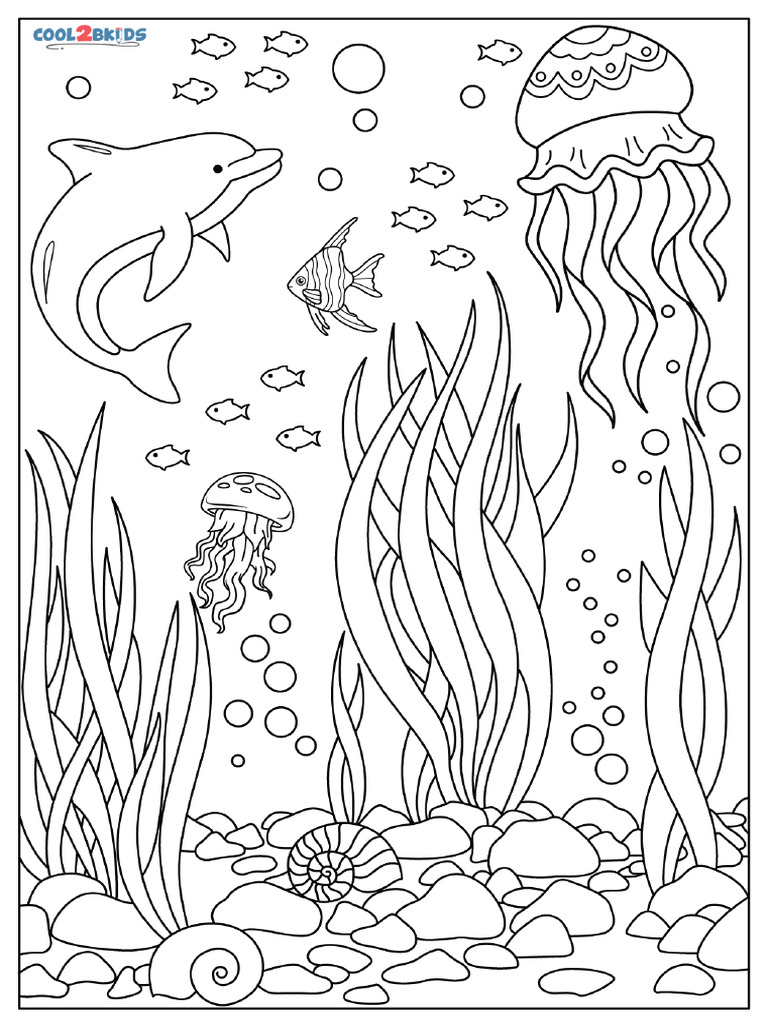 Coloring Pages Ocean | PDF