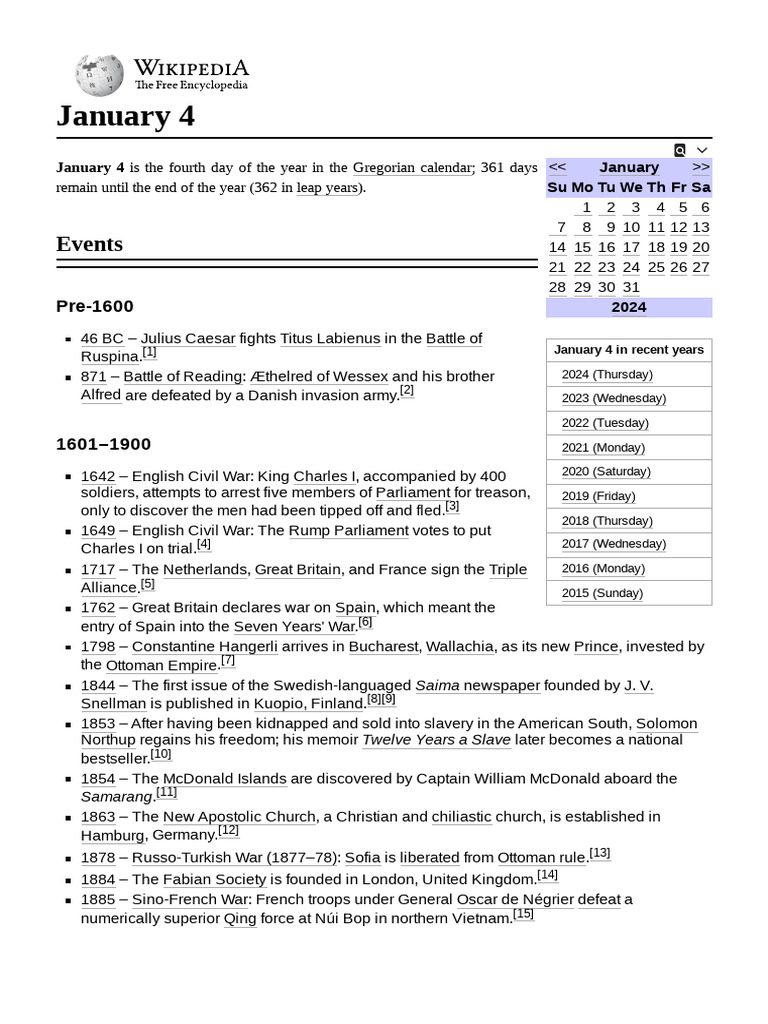 January 4 | PDF