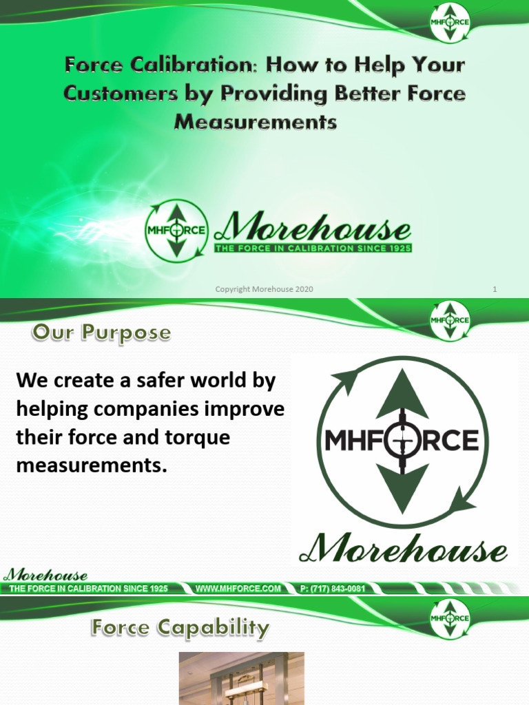 Force Calibration How To Hel | PDF