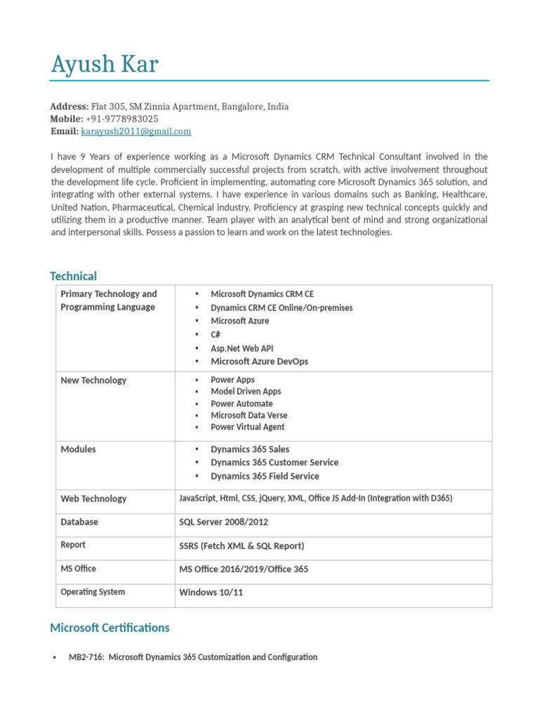 Ayush RESUME | PDF