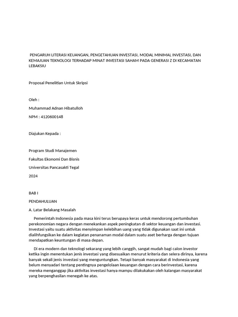 My Skripsi Perpusat Terbaru | PDF