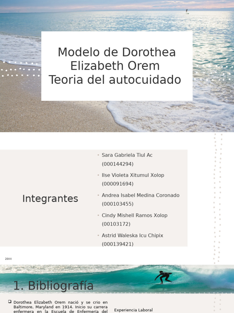 Modelo de Dorothea Elizabeth Orem | PDF