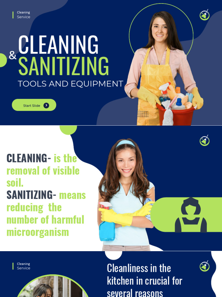 Cleaning and Sanitizing Equipment Guide | PDF | Industrial Processes ...