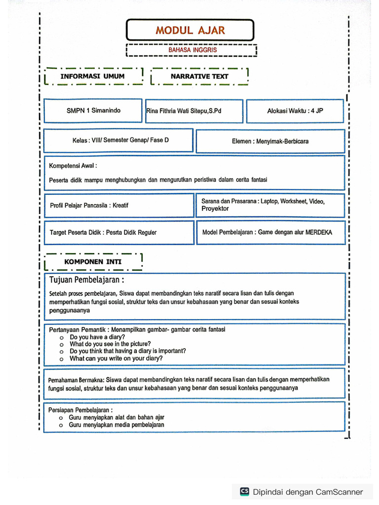 Modul Ajar Observasi | PDF