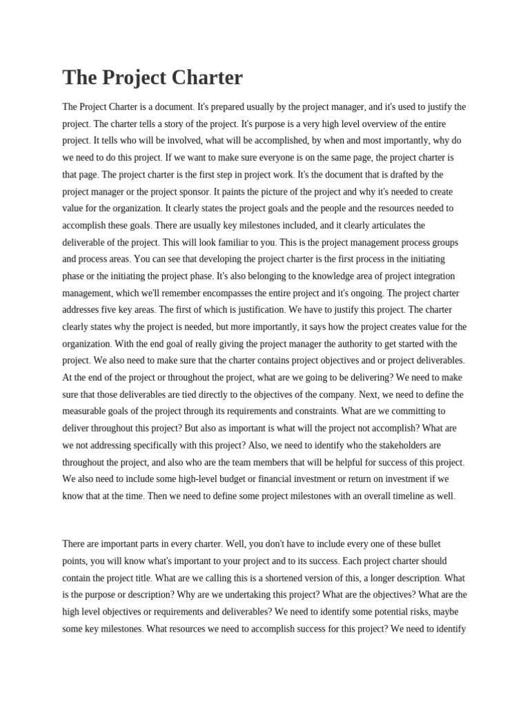 The Project Management Notes | PDF