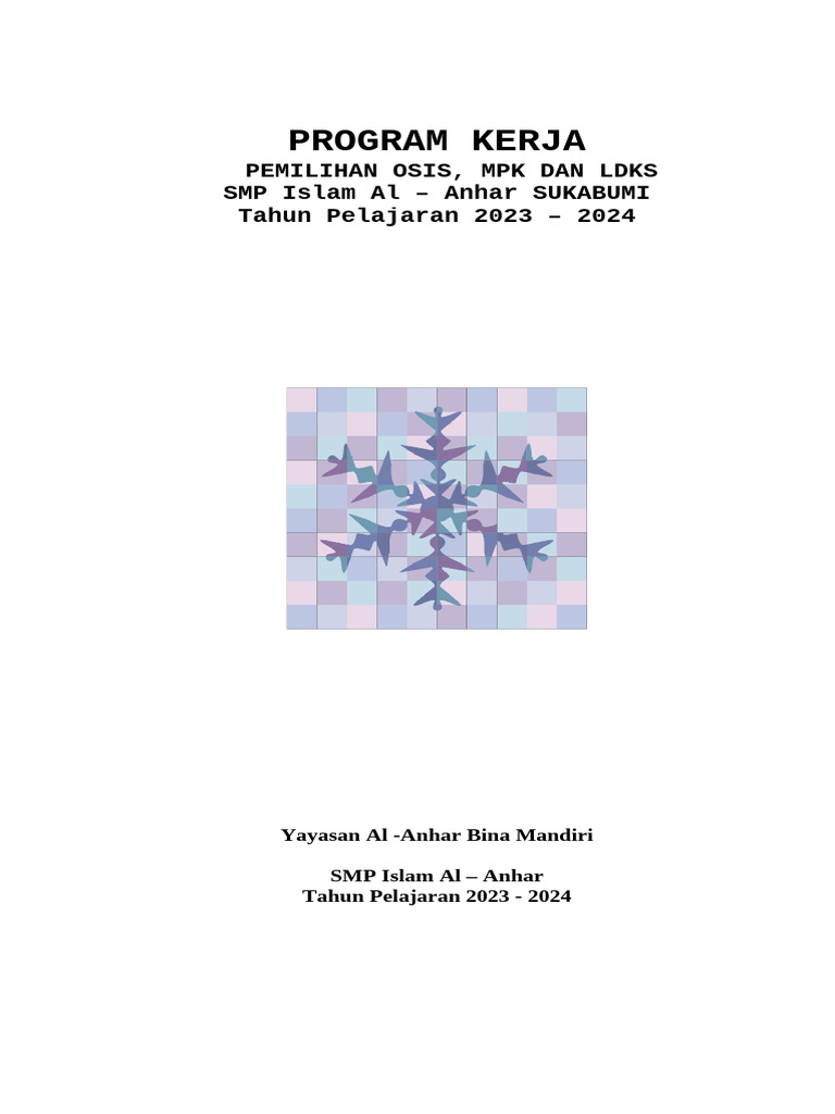 Program Kerja Seleksi Dan Pemilihan Osis Dan MPK | PDF