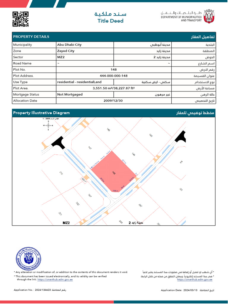 Land Verification Certificate 3 | PDF