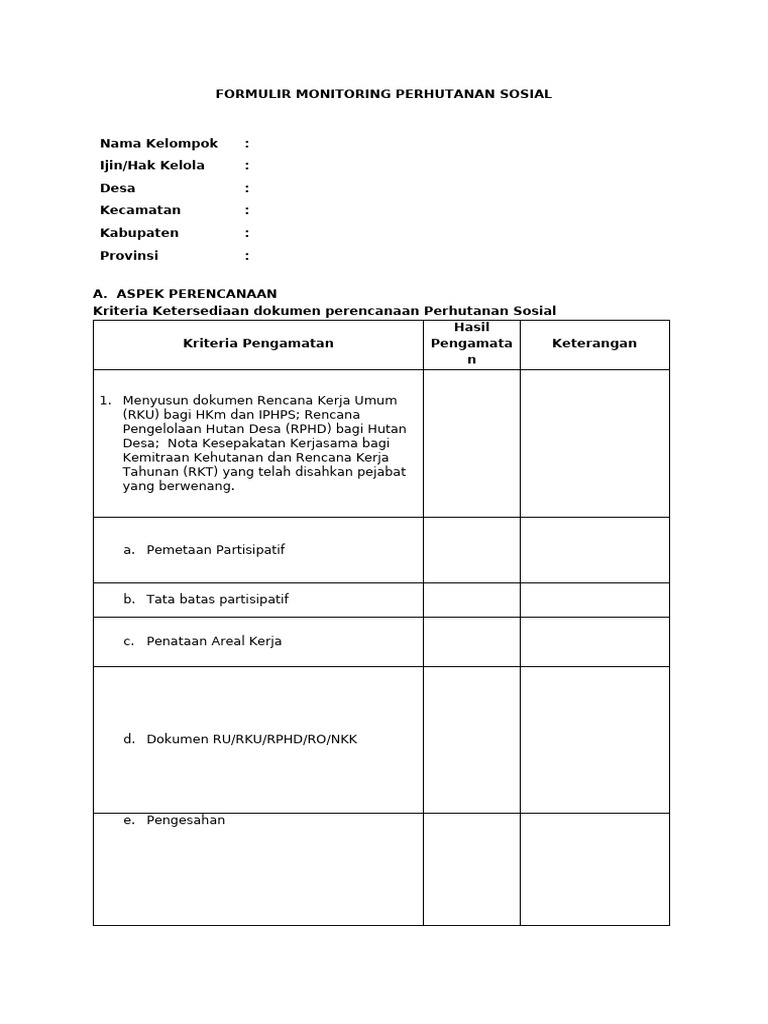 Form Monitoring | PDF