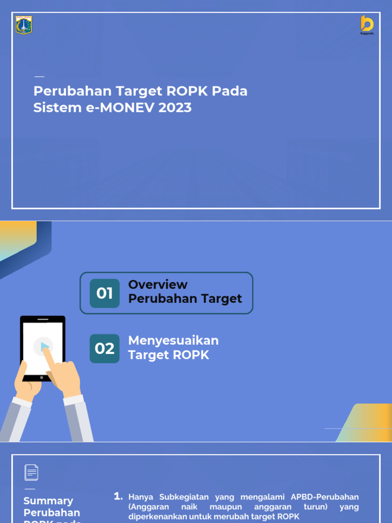 Materi Input Perubahan ROPK 2023 | PDF