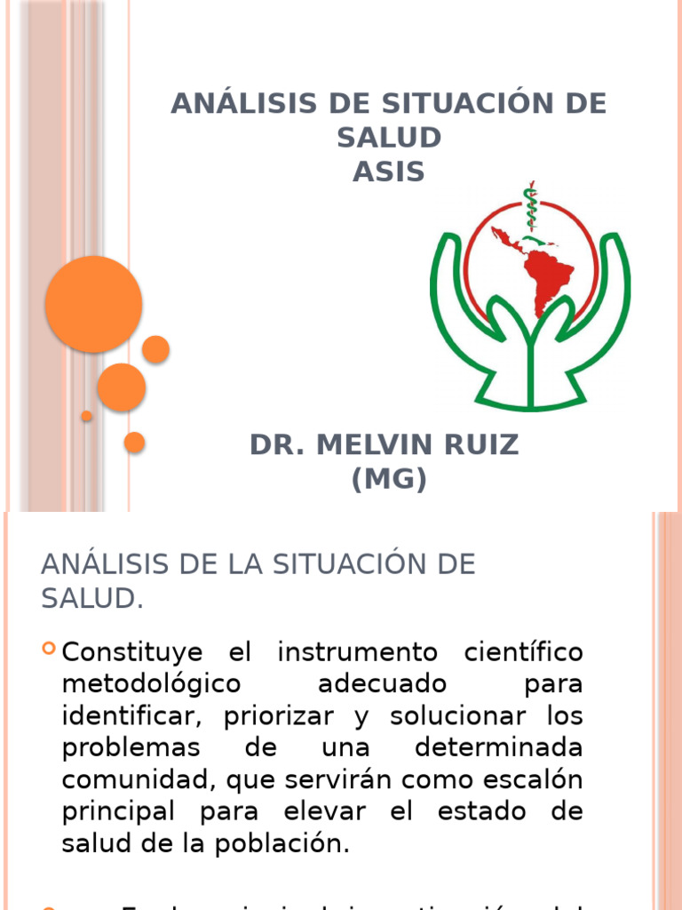 Análisis de Situación de Salud ASIS | PDF | Evaluación | Crecimiento ...