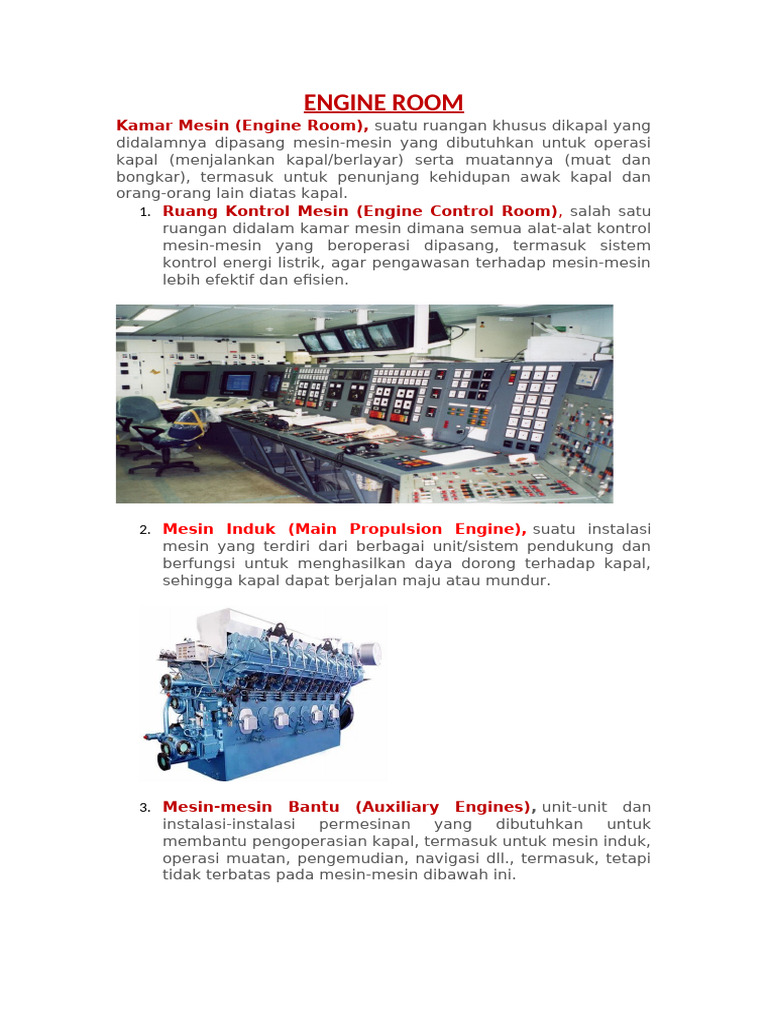 Engine Room Reting | PDF