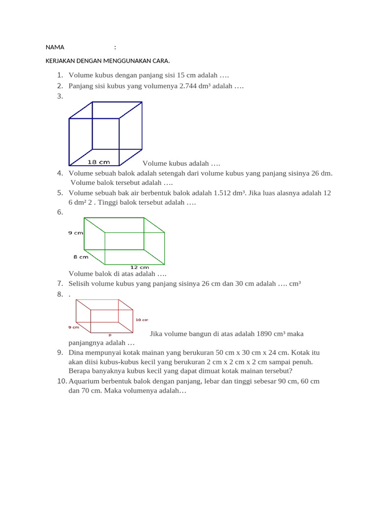 Soal MTK Remed | PDF