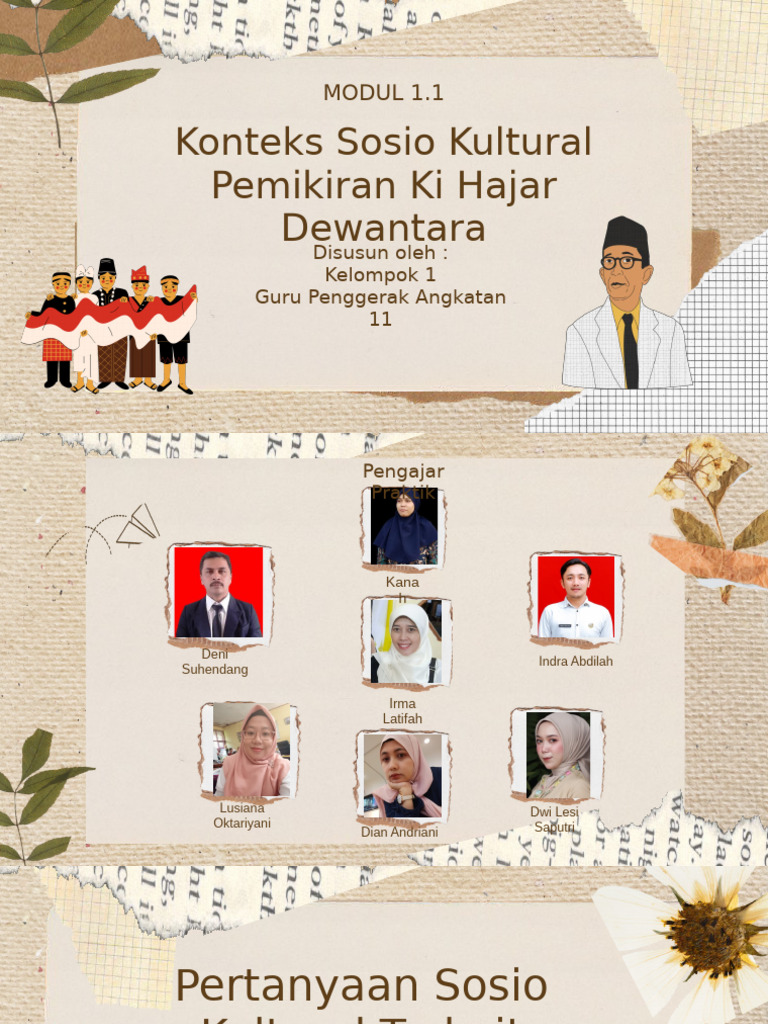 MODUL 1.1 Sosio Kultural | PDF