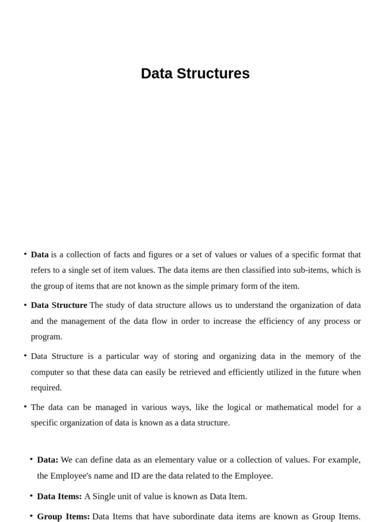 Data Structures | PDF
