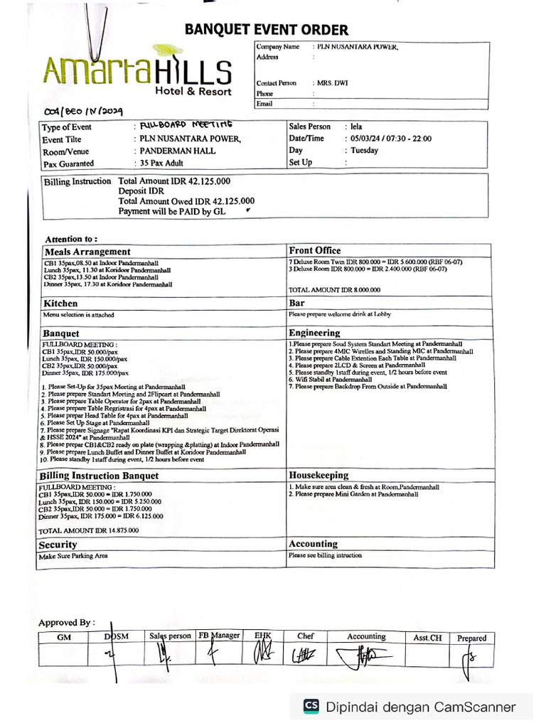 004 Beo PT PLN Nusantara Power Services | PDF