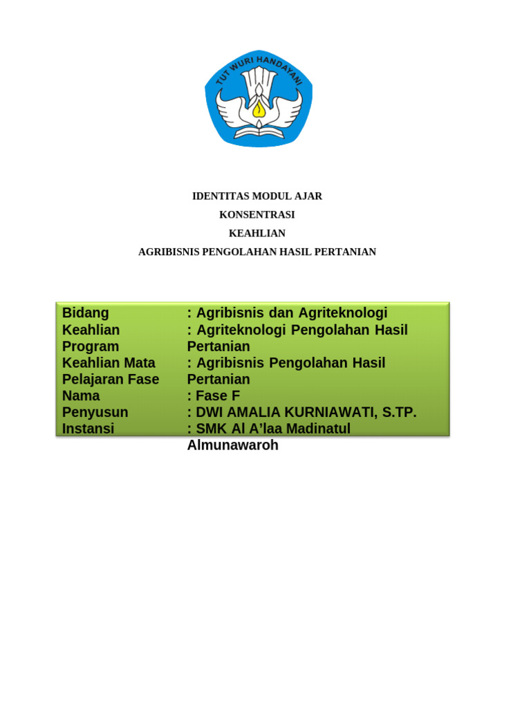 MODUL AJAR FASE F Edit | PDF