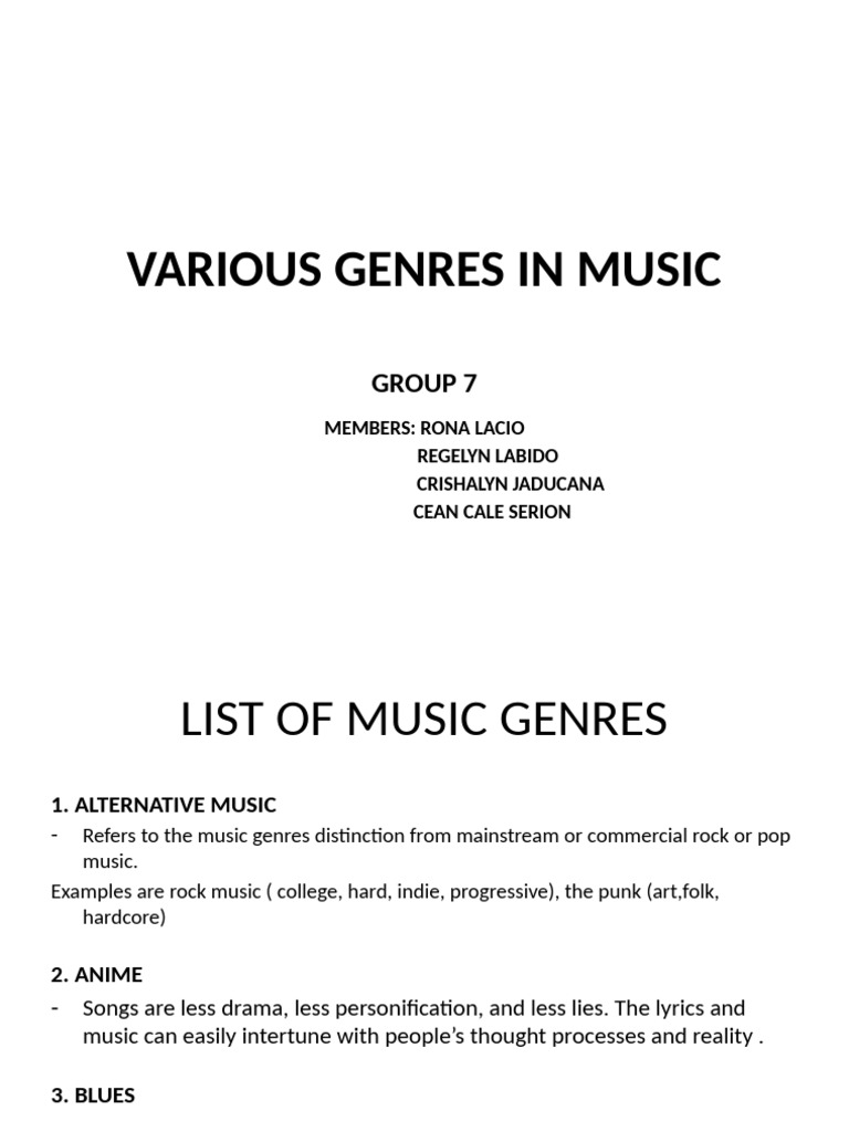 Music Genres and Baroque Composers | PDF | Baroque Music | Art