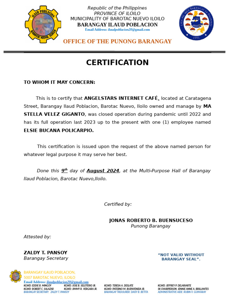 Certification Closure During Pandemic | PDF