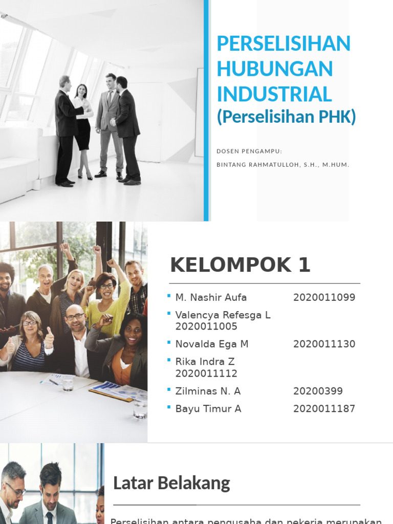 Perselisihan Hubungan Industrial-1 | PDF