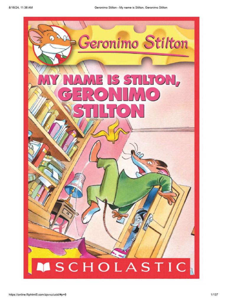 Geronimo Stilton - My Name Is Stilton, Geronimo Stilton | PDF