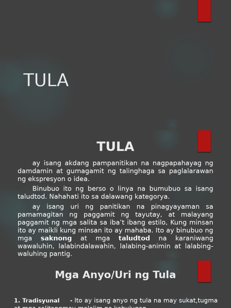 Tula (Grade 8) | PDF